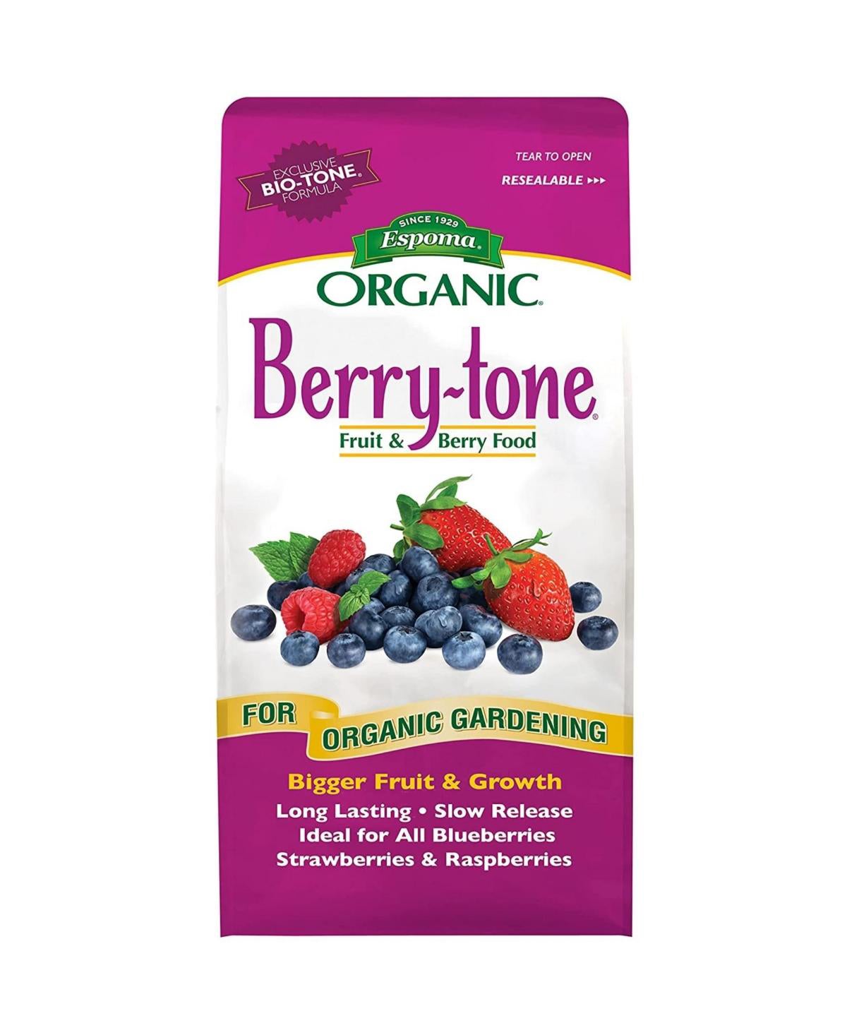 Espoma Organic Berry-Tone 4-3-4 Natural & Organic Fertilizer and Plant ...